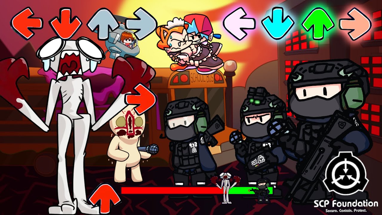 Friday Night Funkin' But SCP - NTF Cadet Vs. Shy Guy [Horror Mod] [Week ...