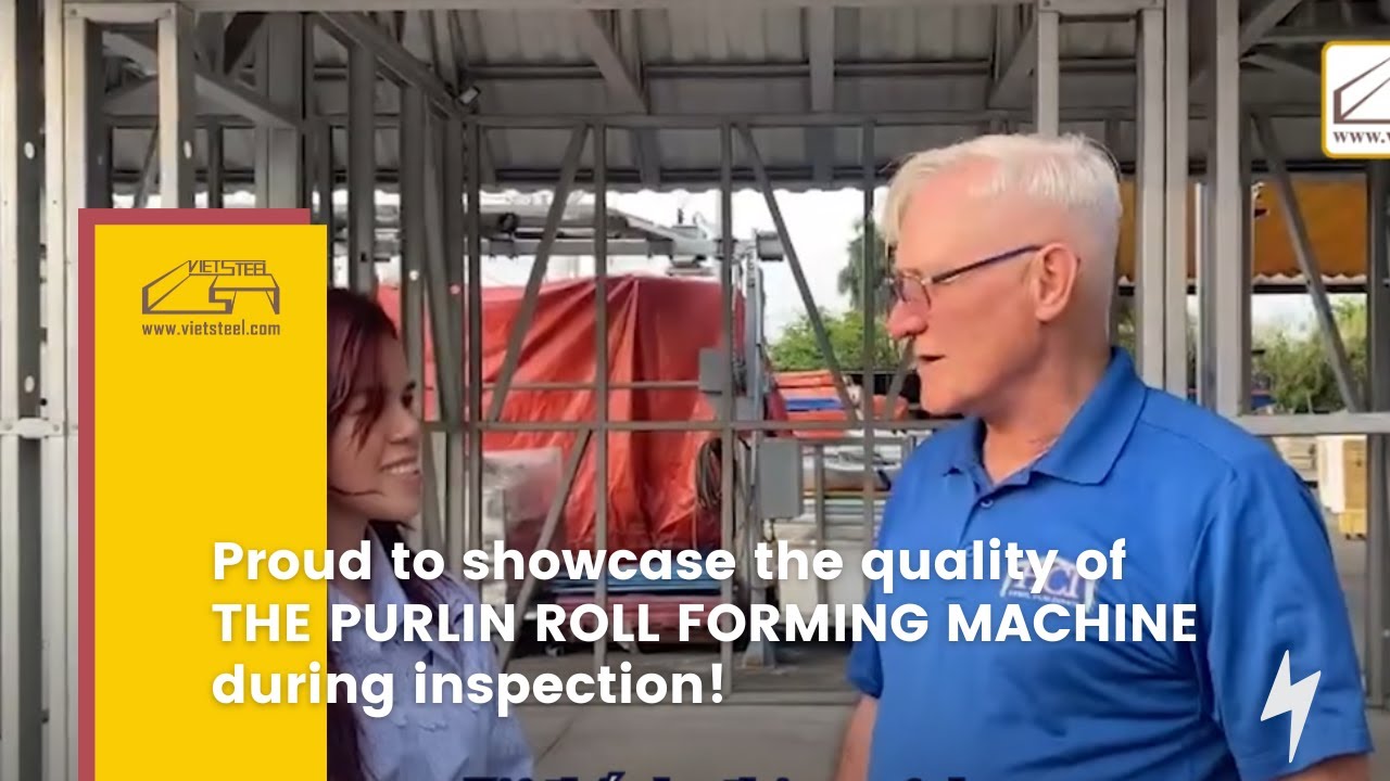 Proud to showcase the quality of the Purlin Roll Forming Machine during ...