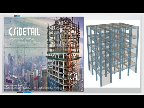 CSi Detail for generating detailing output (Building data exported from ...