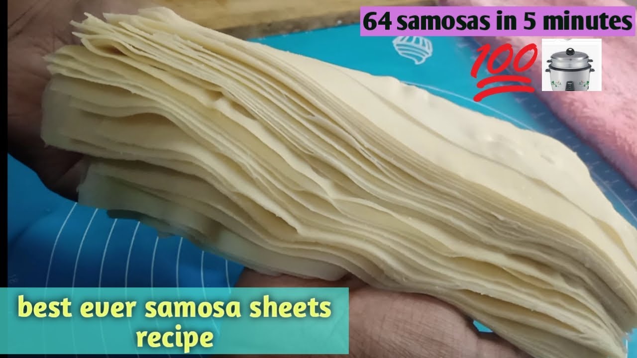 I found the easiest way to make samosa sheets/how to make samosa sheets ...