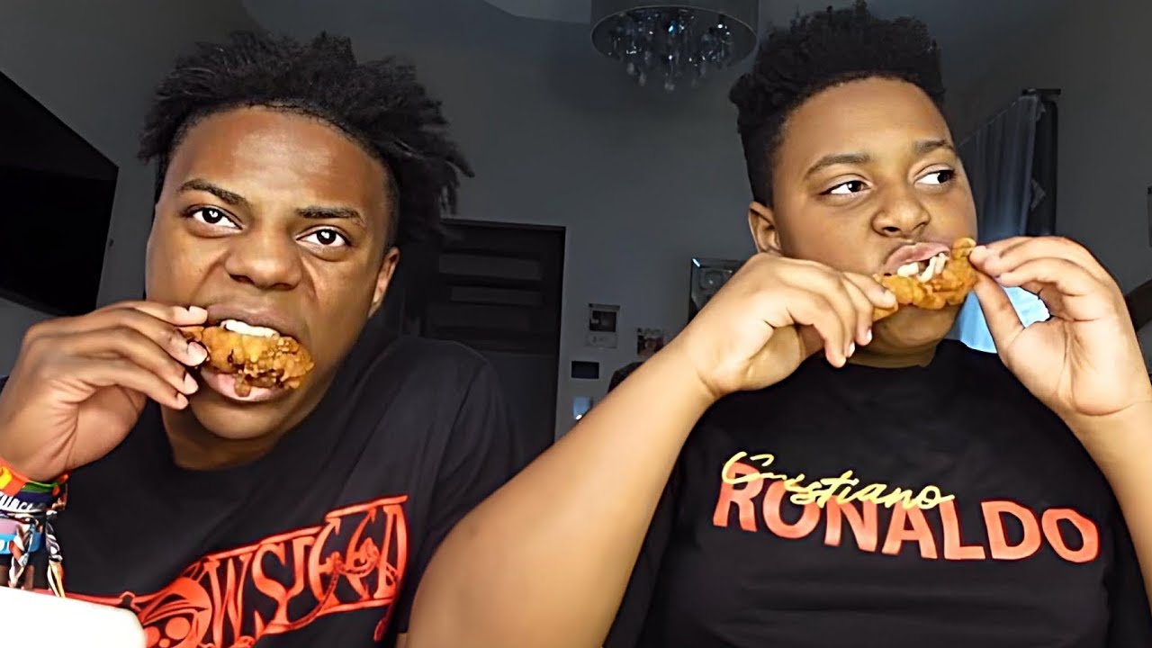 Ishowspeed chat saying well well well when he eats chicken with Jamal ...