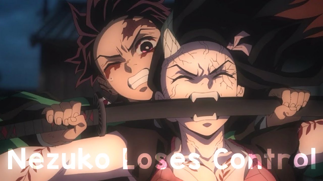 Nezuko Loses Control Edit || Demon Slayer || Elastic Heart - YouTube