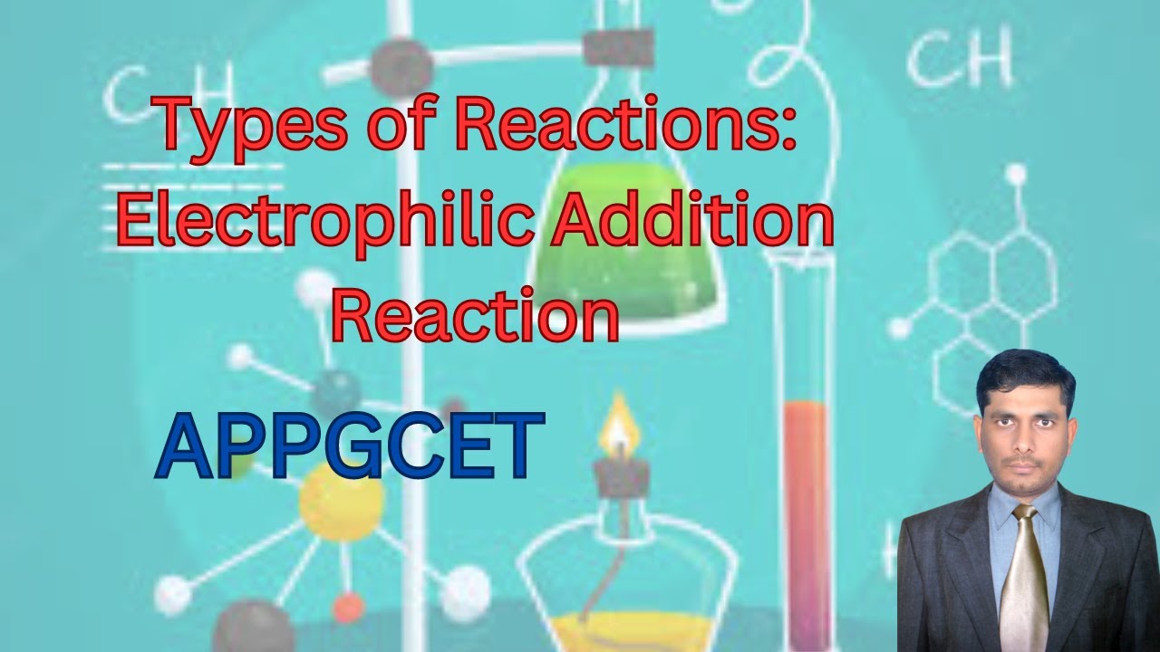 Types of Reactions: Electrophilic Addition Reaction - YouTube