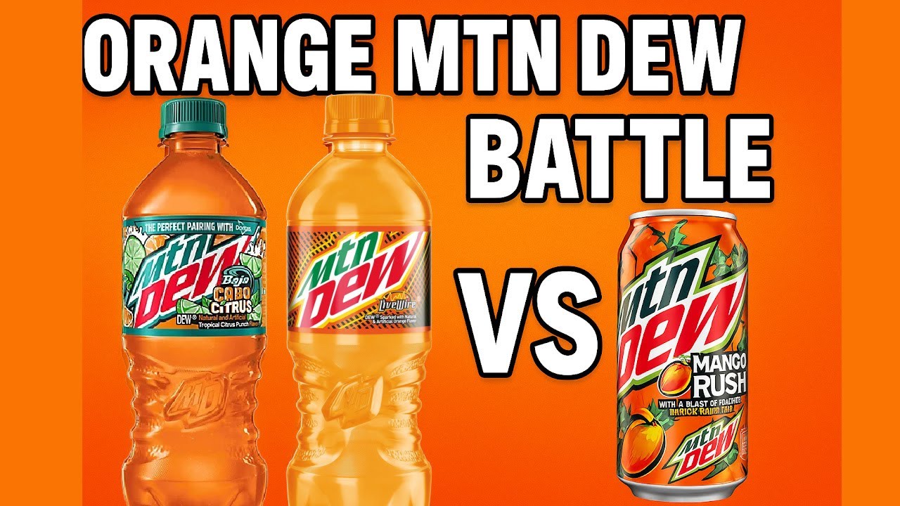 Which Orange Mountain Dew Is Actually the Best in 2025? - YouTube