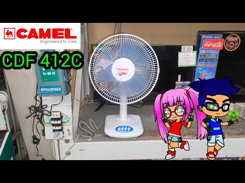 12" Camel Desk Fan CDF 412C - YouTube