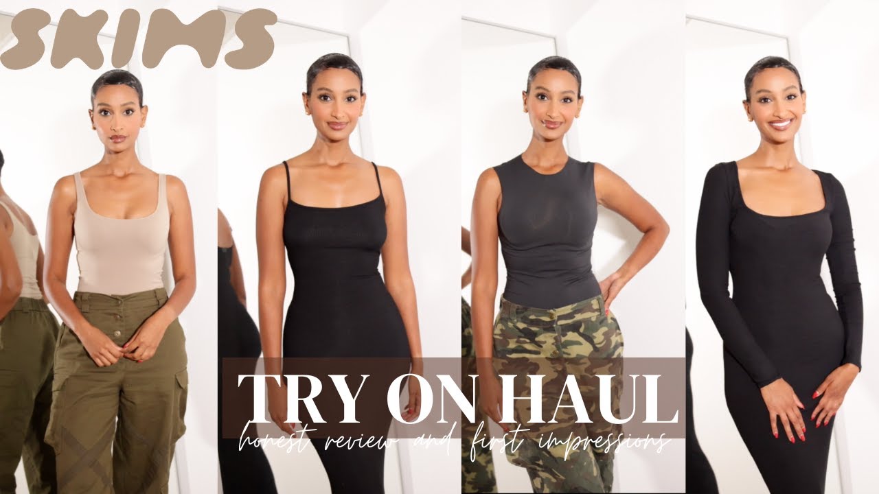 SKIMS RELAX! | First Impression + Honest Review of the OK SkIMS Try-On ...