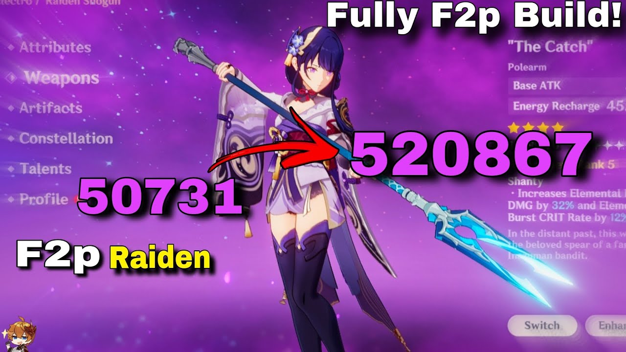 F2p Raiden Guide | Genshin Impact - YouTube