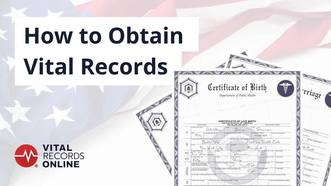 How To Obtain Vital Records | Vital Records Online - YouTube