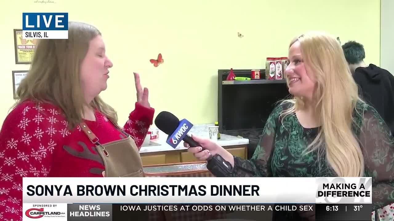 Sonya Brown Christmas meal makes a return - YouTube