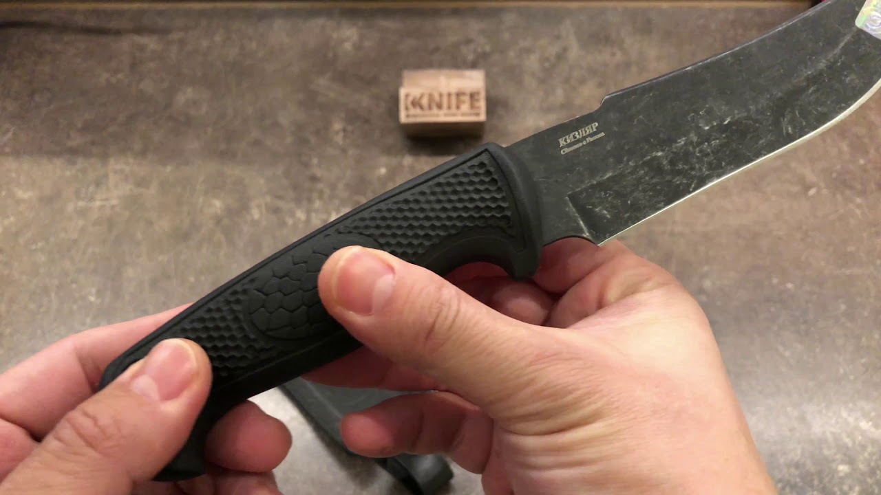 Нож "Рыбак-2" Elastron Stonewash от Кизляр - YouTube