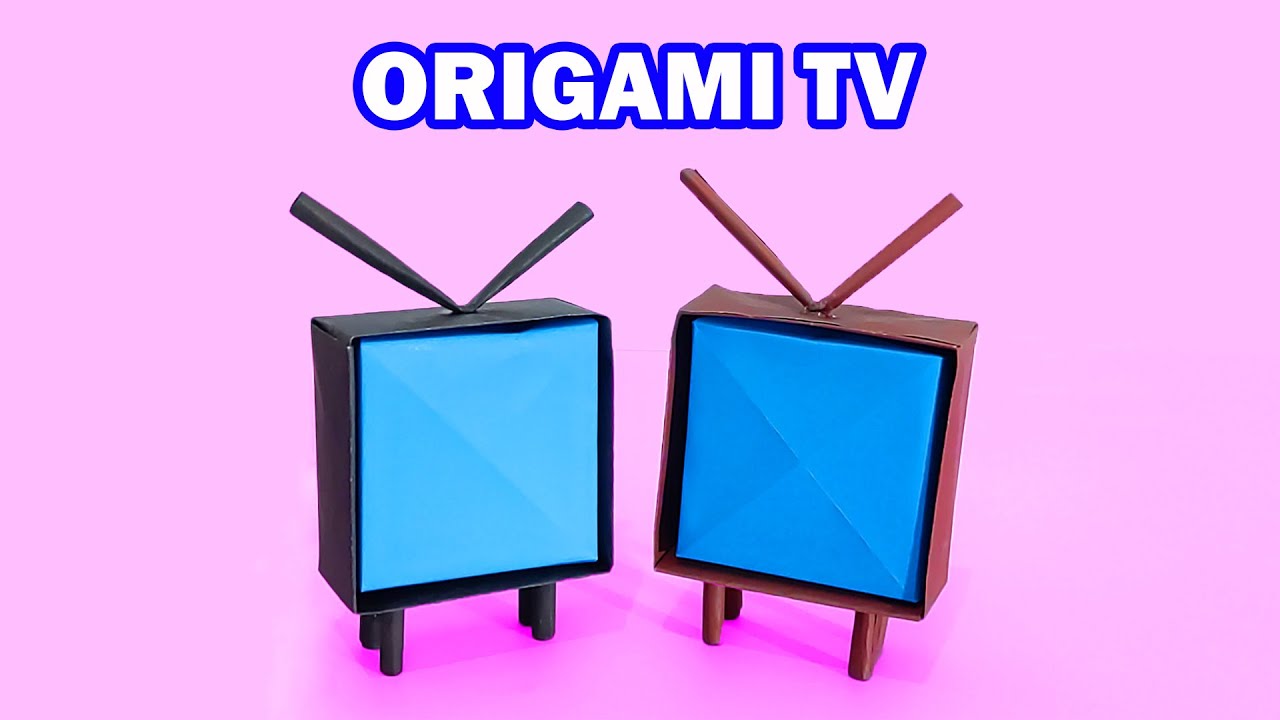 Origami Paper TV | How to make a paper tv - YouTube