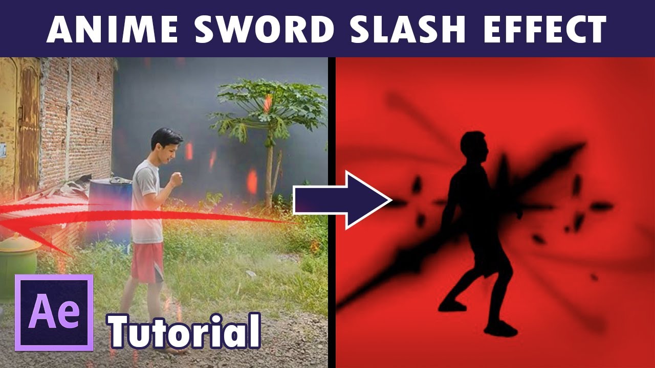 Membuat Effect Slash Anime - After Effect Tutorial - YouTube