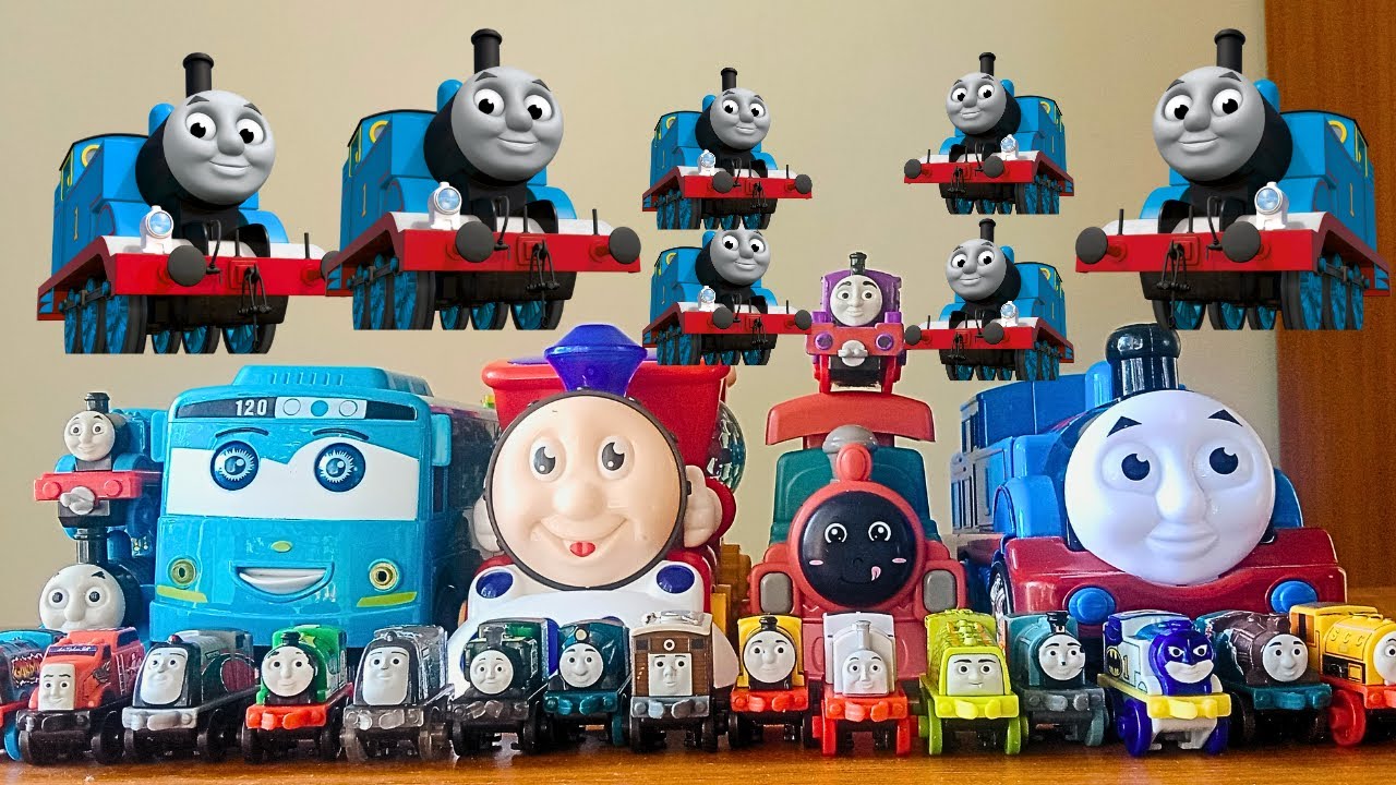 Thomas and Friends, claws, red trains, 4D light train. - YouTube