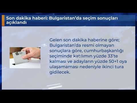 Son dakika haberi: Bulgaristan’da seçim sonuçları açıklandı