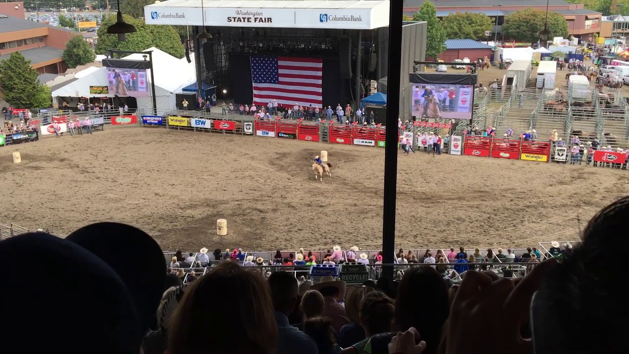 The Washington state fair the rodeo - YouTube
