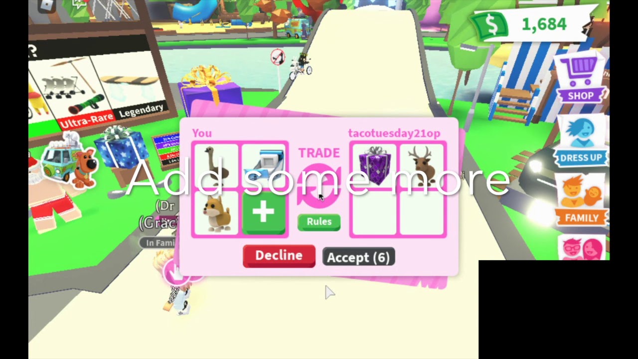 Roblox adopt me: Who will trade? - YouTube