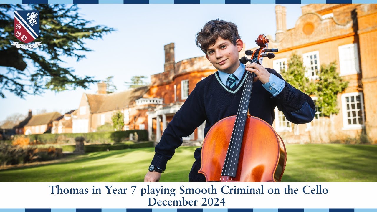 Thomas in Year 7 playing the Cello - YouTube