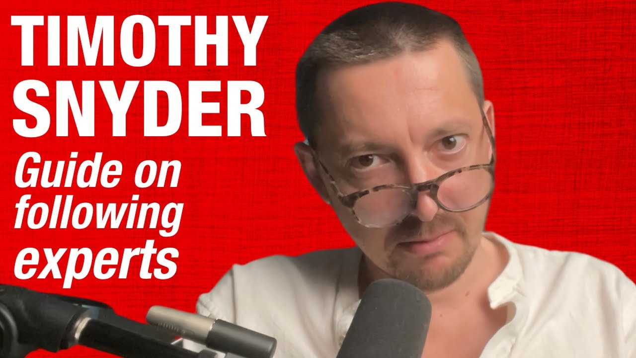 Vlad Reacts: Tim Snyder on beating Putin - YouTube