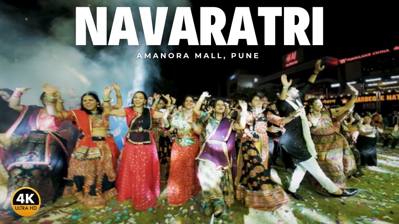 🔥 Biggest Navaratri Event in Pune | Amanora Mall Pune 🕺💃 | Unmissable ...