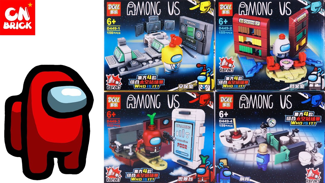 Unoffical LEGO AMONG US SETS DOLL D449 UNOFFICAL LEGO SPEED BUILD - YouTube