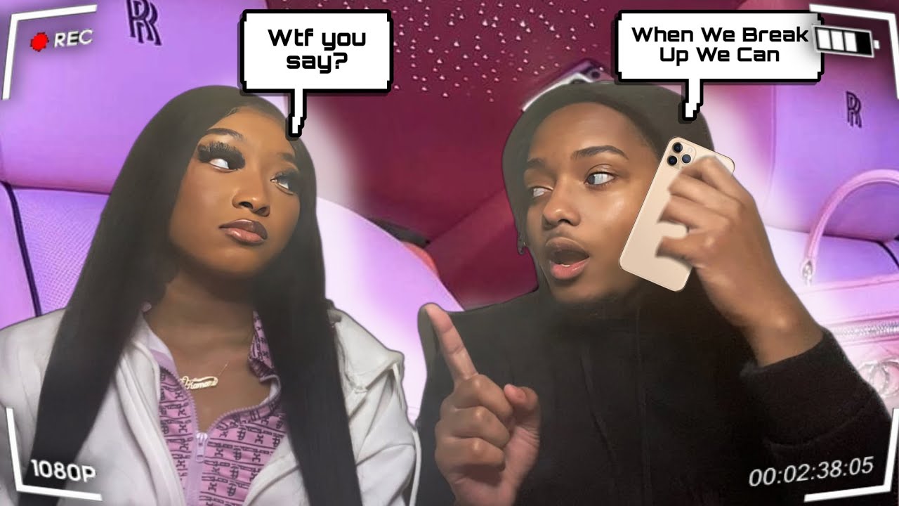 Constantly Saying "WHEN WE BREAK UP" Too See How My GIRLFRIEND Reacts ...