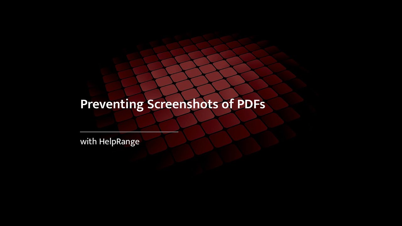 Prevent Screenshots For Documents And PDFs 👍 (2024) - YouTube