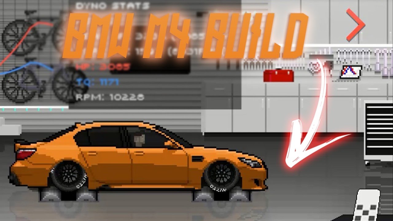 BMW M5 E60 - 3000HP - Car Build #2 - Pixel Car Racer - YouTube