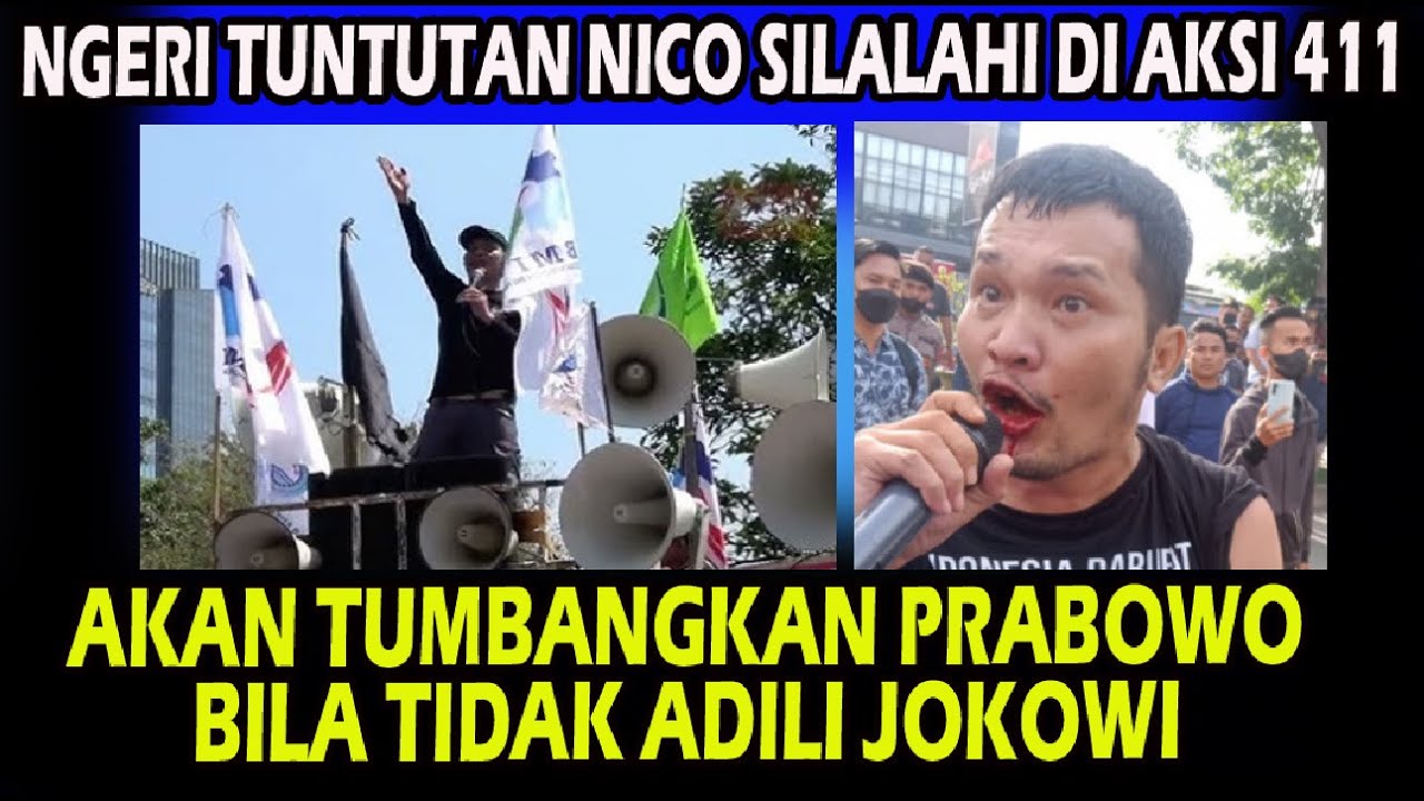 AKSI DEMO 411 AKAN GULINGKAN PRABOWO BILA TAK ADILI JOKOWI DAN FUFU ...