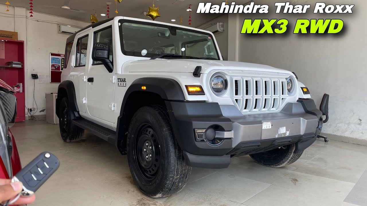 2025 Mahindra Thar Roxx MX3 RWD Price & Features ️2025 Thar Roxx MX3 ...