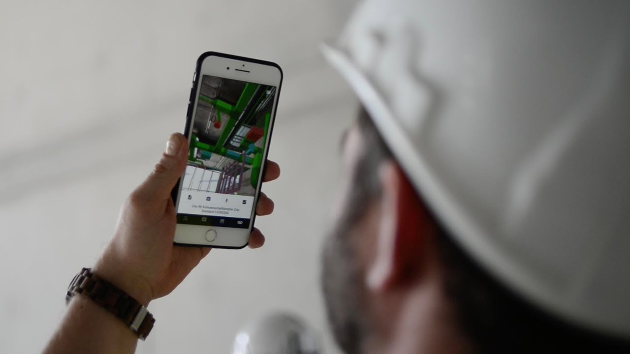 Construction with Augmented Reality + BIM - On site with PORR - YouTube