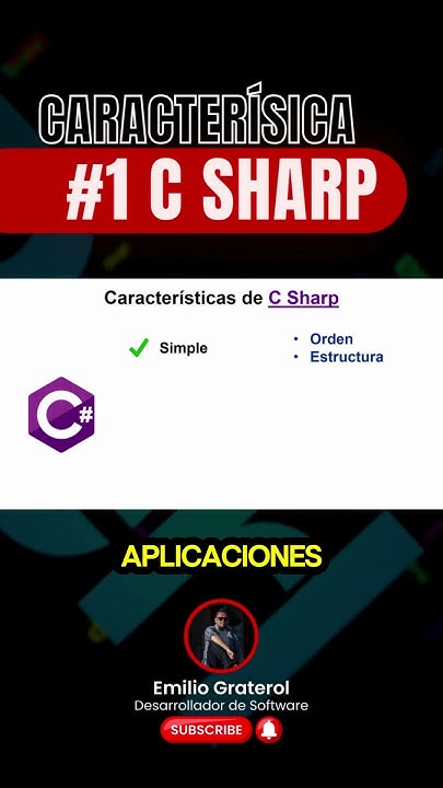 CARACTERÍSTICA #1 DE C SHARP #Csharp #Programacion #SHORTS - YouTube