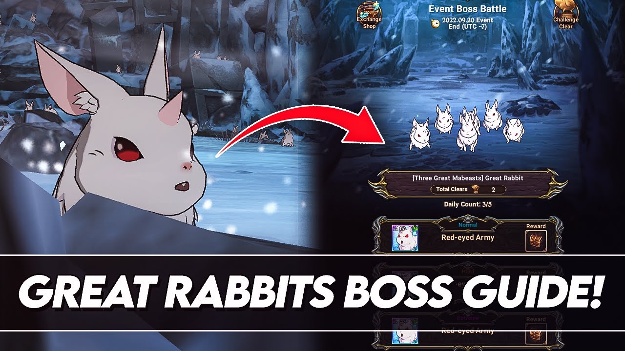 *GLOBAL PLAYERS* How To Clear The Great Rabbits Event Boss! (7DS Guide ...