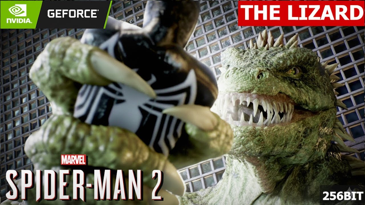 4k Ray-tracing Marvel Spiderman 2 The Lizard Fighting - YouTube