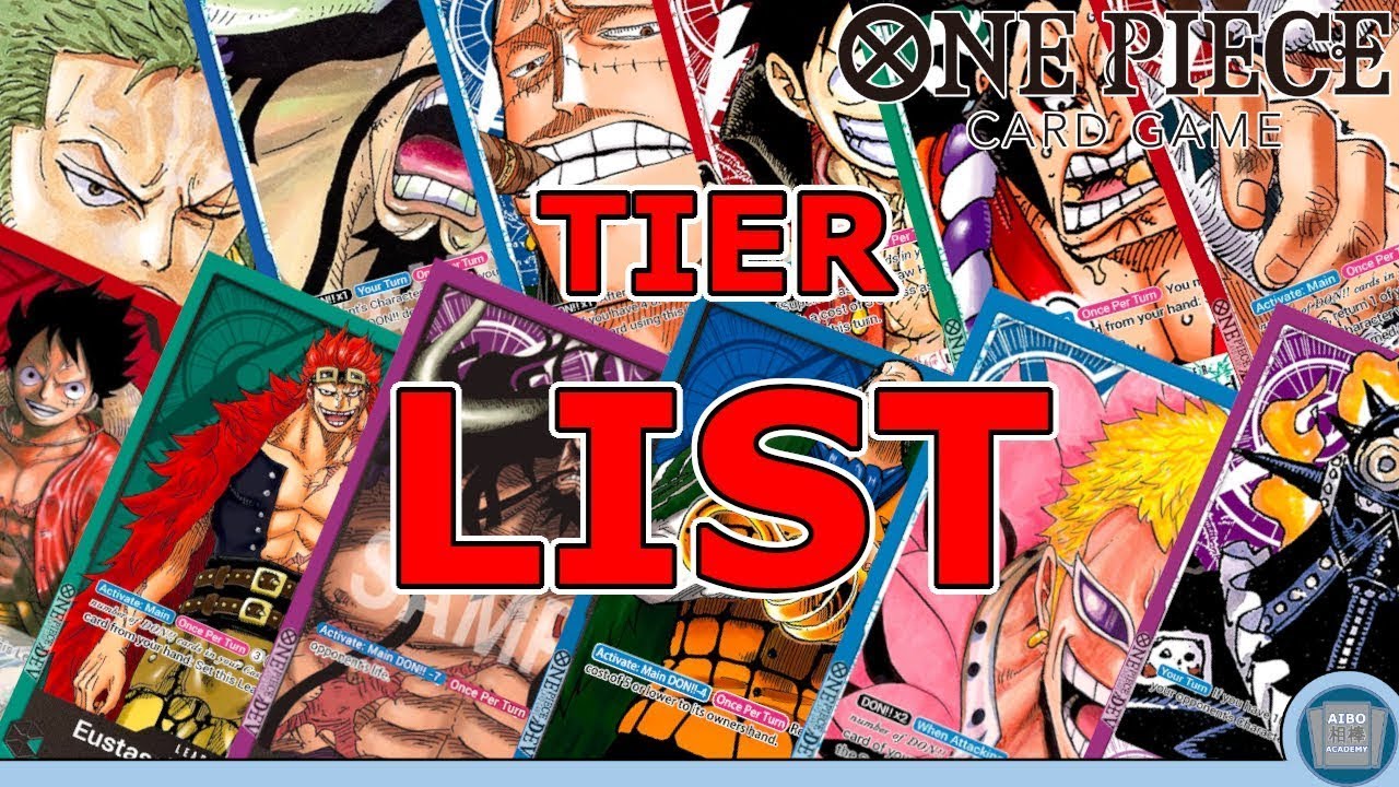 ONE PIECE CARD GAME DEFINITIVE TIER LIST - BEST DECKS RANKED - YouTube