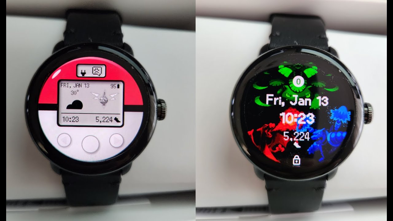 Pokéwalker/C-Gear Smartwatch Face - YouTube