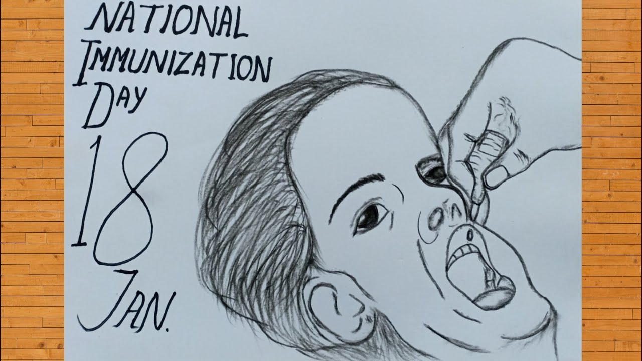 National Immunization Day Poster || National Immunization Day Drawing ...