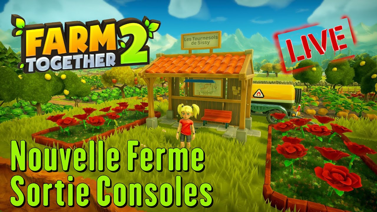 Farm Together 2 - Nouvelle Ferme pour la sortie sur Console ! - YouTube