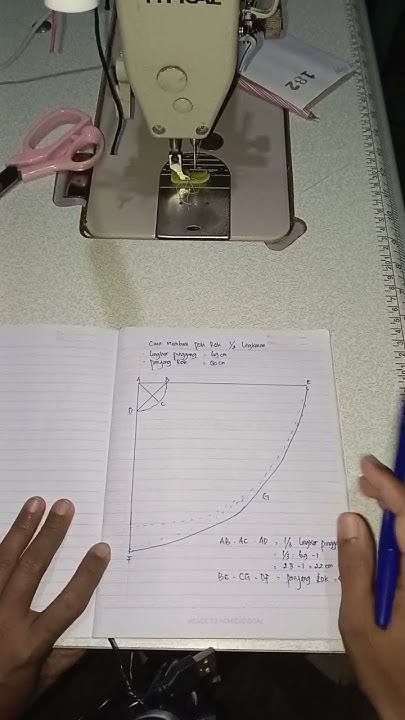 Cara Membuat Pola Rok Setengah Lingkaran Yang Simpel Dan Mudah Dipahami #polabajuwanita - YouTube