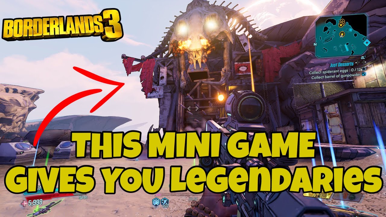 Borderlands 3: This MINI GAME gives you FREE LEGENDARIES! - YouTube