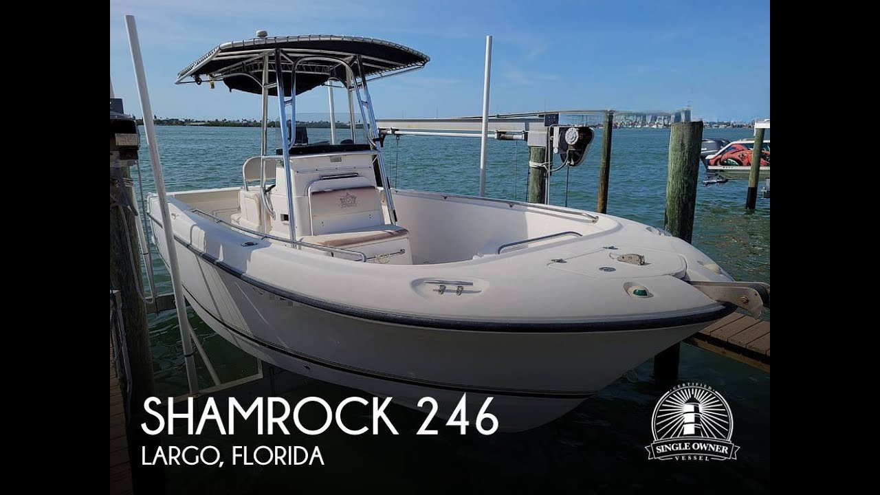 Used 2005 Shamrock 246 Open Fisher for sale in Largo, Florida - YouTube
