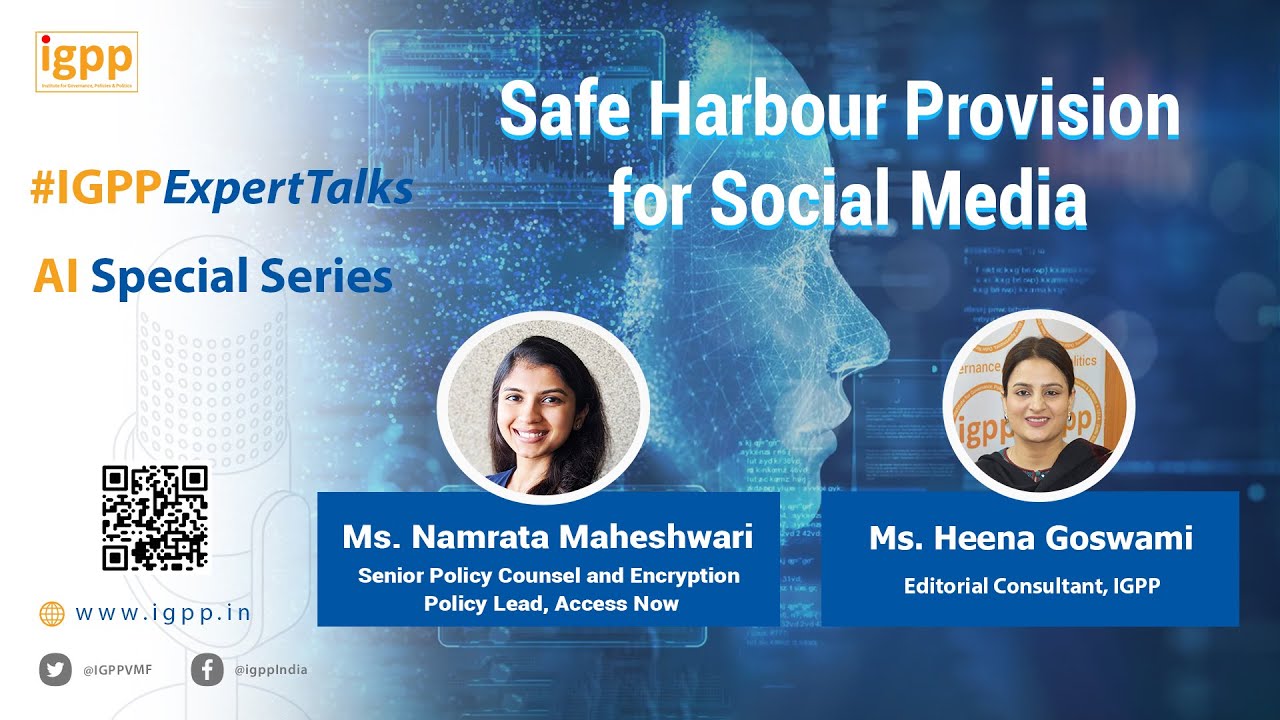 Safe Harbour Provision for #SocialMedia - YouTube