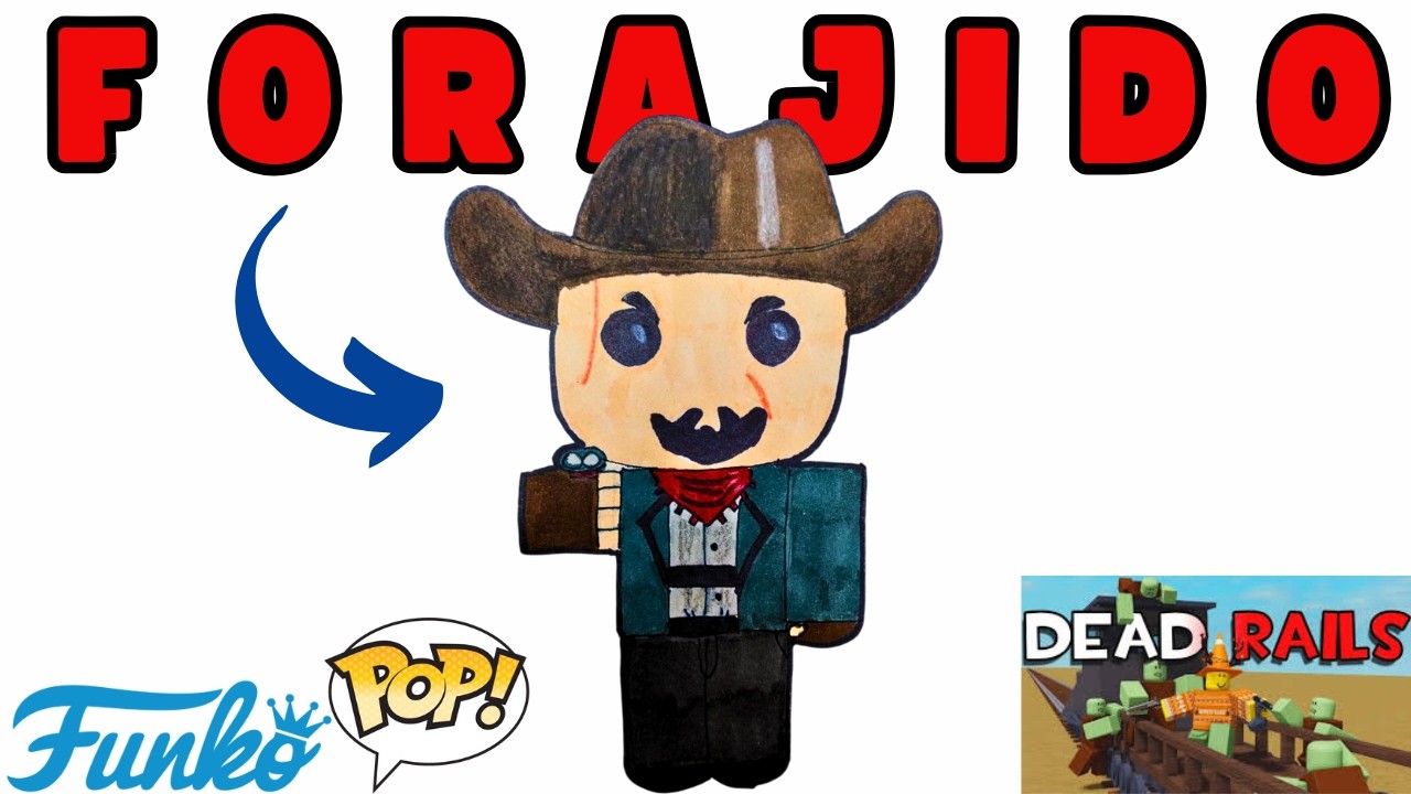 Como DIBUJAR un FORAJIDO Funko Pop de DEAD RAILS (Roblox) How to DRAW ...