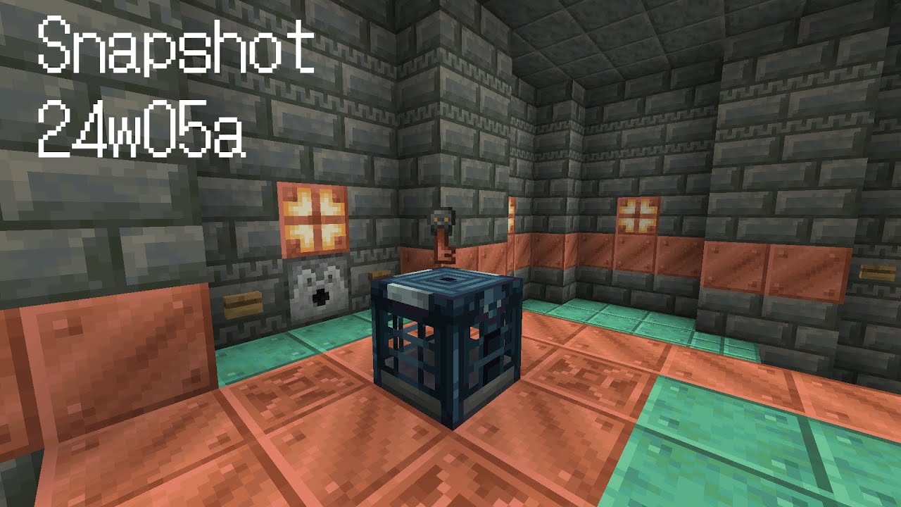 Minecraft 1.20.5 snapshot 24w05a | New vault item and new trial key ...