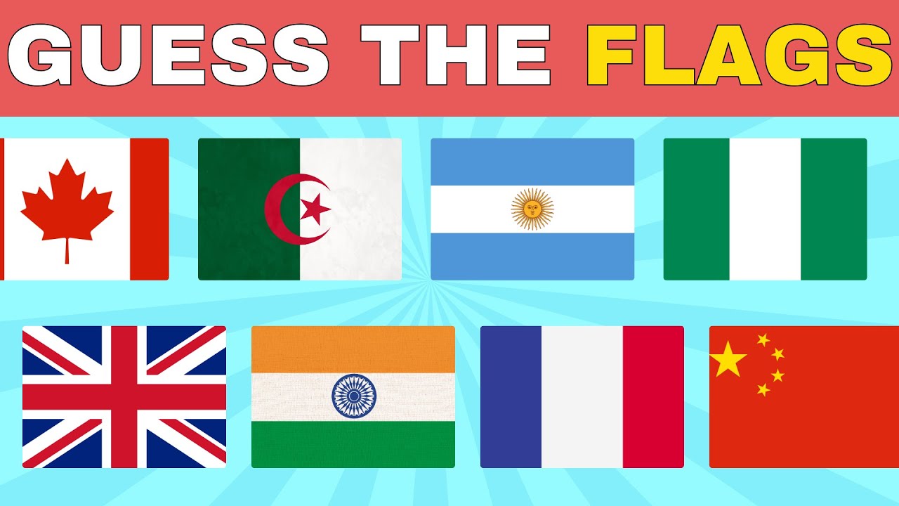 Can You Guess These 100 Flags - Flags Quiz - Guess The Flags - YouTube