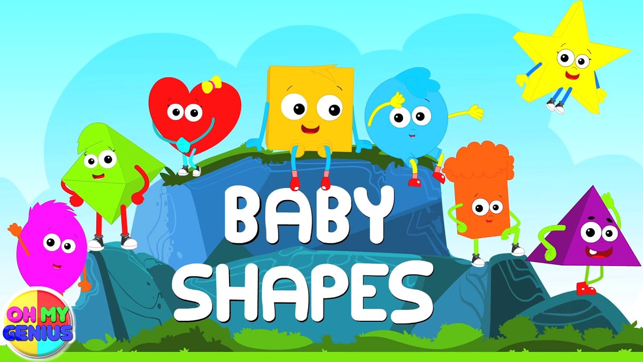 Learn Shapes + More Kindergarten Rhymes and Kids Learning Videos - YouTube