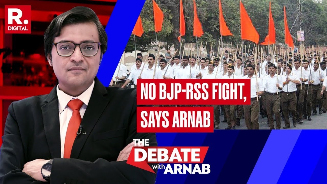 BJP Vs RSS Over Election Results? Arnab Shares The Inside Story, Slams ...