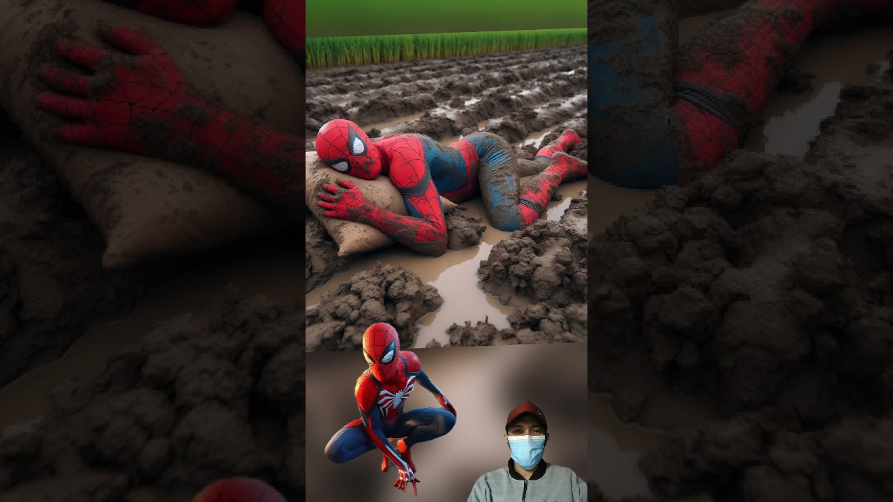 superheroes sleeping in mud part 1💥Avengers vs DC-All Marvel Characters ...