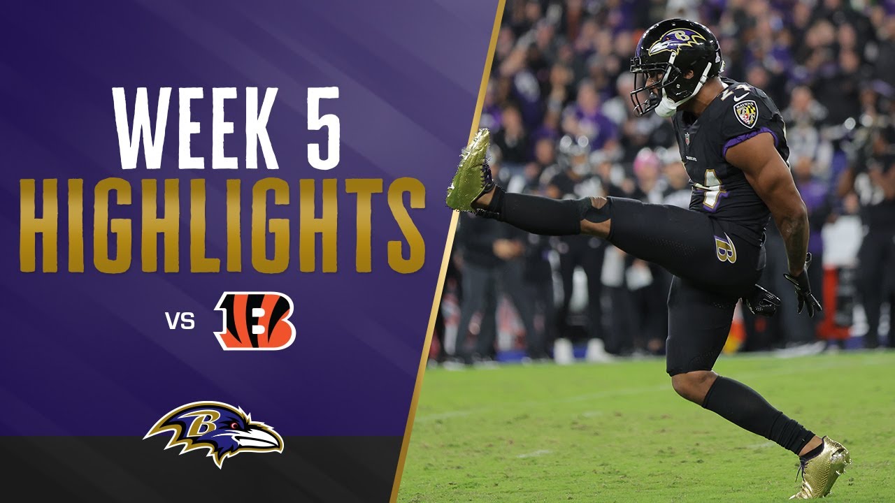 Highlights: Ravens' Top Plays in Win Over Bengals | Baltimore Ravens ...
