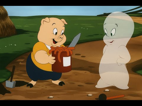 Sevimli Hayalet Casper 13.Bölüm Domuz ve Böö 1080p - Çizgi Dizi - Çocuklar için çizgi film