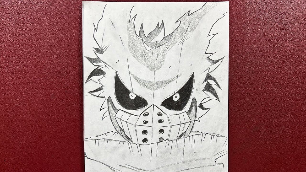 Deku Mask Drawing